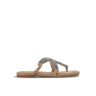 Alma En Pena Alma EN Pena, Femme, Chaussures, Beige, Taille: 41 EU Star Flat Sandal
