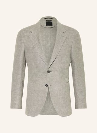 Ermenegildo Zegna Zegna Sakko Extra Slim Fit Mit Leinen grau