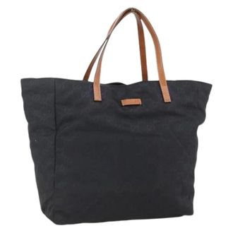 Gucci Pre-owned Vintage Nylon Tote Bag - - Pre-owned - Damen - Schwarzk - ONE SIZE