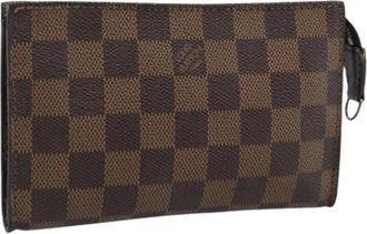 Louis Vuitton Pre-owned Pochette Damier Ebene - Femme - Pre-owned - Brun - Taille: ONE Size