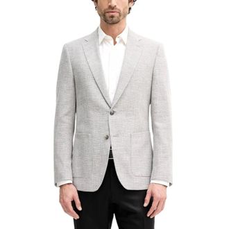 HUGO BOSS H-Hutson-2PP-253 Blazer - Homme - Vestes - Gris - Taille: XL