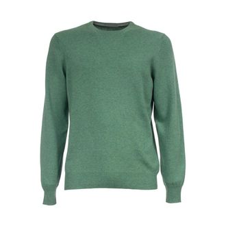 Gran Sasso Homme, Pulls, Vert, Taille: XL Pull Slim Fit Laine Cachemire