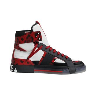 Dolce & Gabbana Portofino HighTop Sneakers - - Shoes - Herren - Mehrfarbig - 39 EU