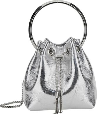 Jimmy Choo London Femme, Sacs, Gris, Taille: ONE Size Bon Bon Handbag