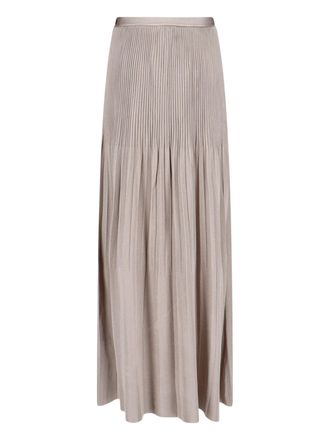 Giorgio Armani Womens Skirts Grey Viscose