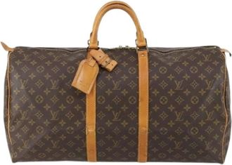 Louis Vuitton unisex, Pre-owned, Brun, Taille: ONE Size Sac Week-end Vintage en Toile Pre-owned