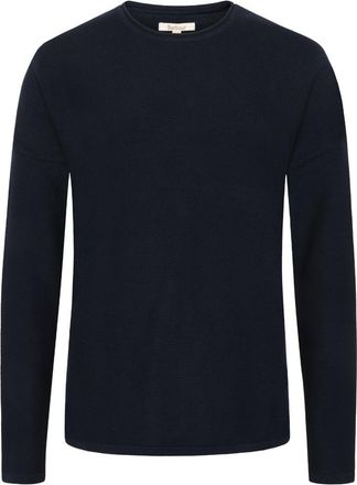 Barbour Leichter Damen-Pullover mit O-Neck und Seitenschlitzen in