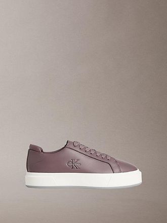 Calvin Klein Premier - Sneakers Aus Leder Mit Charakteristischem Logo - Peppercorn - Damen - EU 36