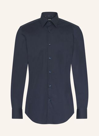 HUGO BOSS Hemd Hank Slim Fit blau