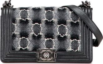 Chanel sac à bandoulière Boy Flap médium (2013-2014) - Gris