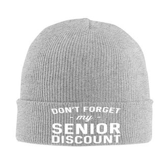 Generic NOubliez Pas Ma R&eacute;duction Senior Unisex Skull Cap Confortable Bonnet De Trawler Souple Watch Cap pour Toutes Les Saisons Casque Moto Le Quotidien