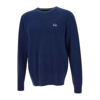 La Martina Basic Wollpullover - - Knitwear - Herren - Blau - 2XL