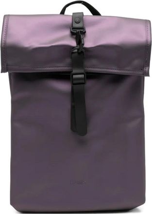 Rains Homme, Sacs, Violet, Taille: ONE Size Rolltop Rucksack Mini W3