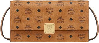 MCM Visetos Crossbody Clutch Bag