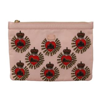 Dolce & Gabbana Pre-owned Leder clutches - - Pre-owned - Damen - Rosa - ONE SIZE
