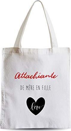 Fabulous Grand Sac Shopping Plage Etudiant Attachiante de Mere en Fille Humour Drole