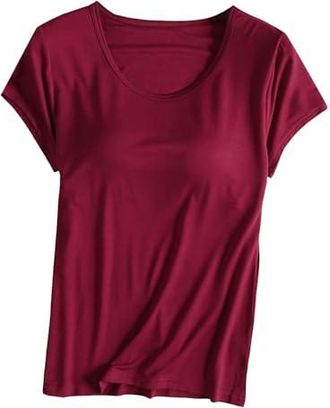 Generic Camisole Femme D&eacute;bardeur avec Soutien-Gorge Int&eacute;gr&eacute; Camisole Sport avec Brassi&egrave;re Caraco D&eacute;bardeur De en Yoga sans Manches Haut Tank Top Gilet Rembour