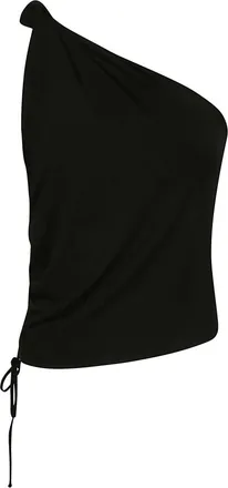 Pinko Pinko, Femme, Tops, Noir, Taille: 40 FR Kristel One Shoulder Top