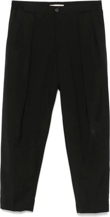 BRIGLIA 1949 Homme, Pantalons, Noir, Taille: XL Pantalon noir avec taille &eacute;lastique