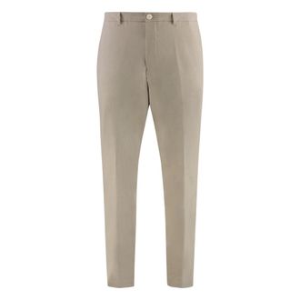 HUGO BOSS Pantalon P-Genius en laine m&eacute;lang&eacute;e - Homme - Pantalons - Beige - Taille: XL