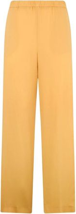 Fabiana Filippi Femme, Pantalons, Beige, Taille: 36 FR Pantalon droit taille haute
