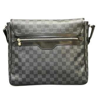 Louis Vuitton Pre-owned Daniel MM Damier Graphite Sac bandouli&egrave;re - Homme - Pre-owned - Gris - Taille: ONE Size