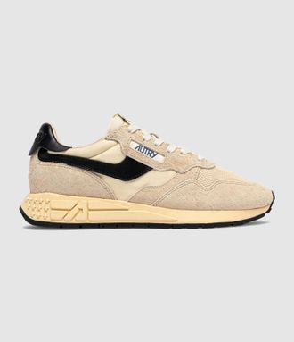 Autry Baskets Homme Reelwind Low Suede Net Ecru Black