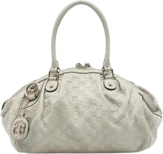Gucci Pre-owned Sukey Satchel - Femme - Pre-owned - Blanc - Taille: ONE Size