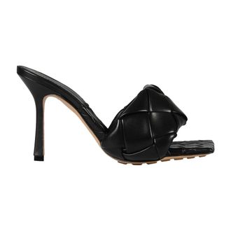 Bottega Veneta Geflochtene Lido Sandalen - - Shoes - Damen - Schwarzk - 37 EU