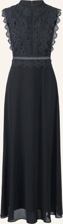 Apart Abendkleid Mit Lochspitze schwarz