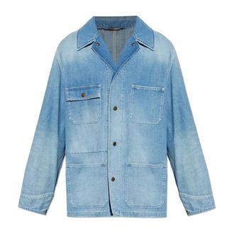 Dolce & Gabbana Denimjacke im Vintage-Look - - Jackets - Herren - Blau - XL