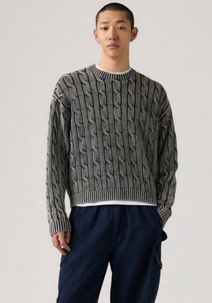 Levi's Strickpullover CARMEL CABLE CREW mit Strickmuster