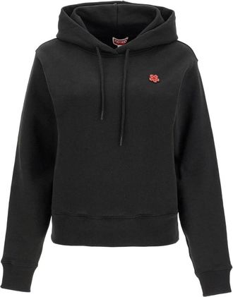 Kenzo Femme, Sweatshirts et sweats &agrave; capuche, Noir, Taille: 38 FR SweaT-shirt &agrave; capuche Tigre Brod&eacute;