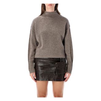 The Garment Volmer Strickpullover mit R&uuml;ckendetail - - Knitwear - Damen - Braun - XS
