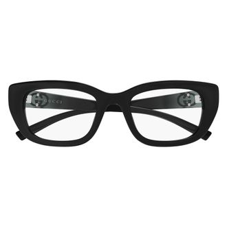 Gucci Square Optical Frame - - Accessories - Damen - Schwarzk - 52 MM