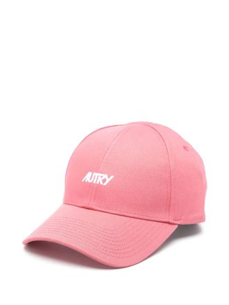 Autry casquette &agrave; logo brod&eacute; - Rose
