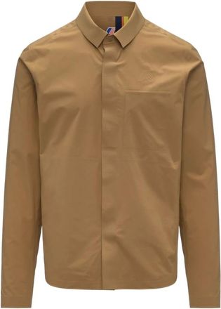 K-Way Homme, Chemises, Brun, Taille: 2XL Sharrie Tech Overshirt