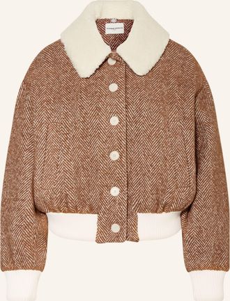Claudie Pierlot Claudie Pierlot Jacke Mit Abnehmbarem Kragen beige