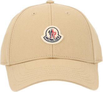 Moncler 3B00008_04863209 Cotton Baseball Cap - Beige