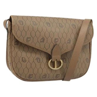 Dior Pre-owned Vintage PVC Schultertasche - - Pre-owned - Damen - Beige - ONE SIZE