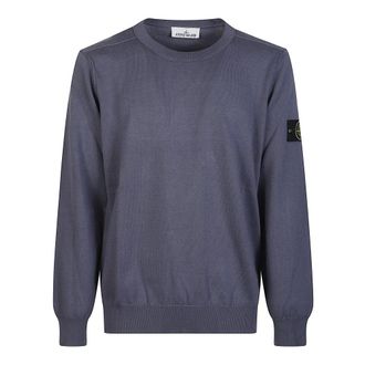 Stone Island Homme, Pulls, Bleu, Taille: S Pull Ras du Cou