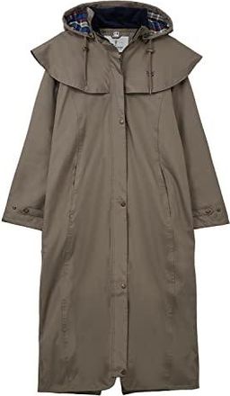 Lighthouse LightHouse Outback Manteau de pluie long imperméable et coupe-vent avec capuche amovible pour femme, camel, 52