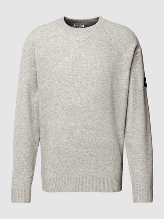 Calvin Klein Strickpullover mit gerippten Abschlüssen