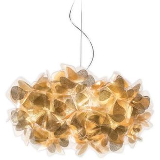SLAMP [NEUWERTIG] B-Ware Slamp Clizia Pendelleuchte H&auml;ngelampe Mama Non Mama Gold Transparent Leuchte