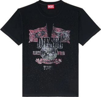 Diesel T-Marly Embellished Graphic-print T-shirt