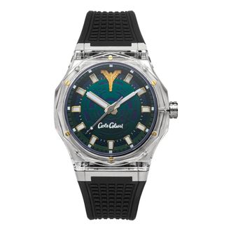 Carlo Colucci Armbanduhr aus geb&uuml;rstetem Edelstahl - - Accessories - Herren - Grau - ONE SIZE
