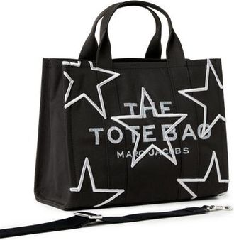 Marc Jacobs Sac cabas The Star Canvas Medium Tote Bag