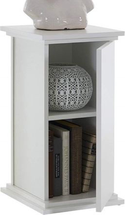 FMD Möbel 641-001 Essex 1 Dekosäule, holz, weiß, maße 30.0 x 30.0 x 58.0 cm (BHT)