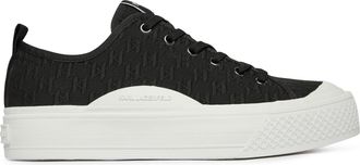 Karl Lagerfeld Sneakers aus Stoff KARL LAGERFELD Kampus Max V KL50516 Schwarz