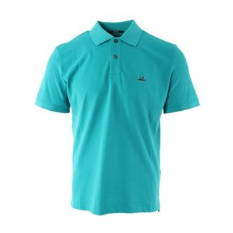 C.P. Company Stretch Piquet Polo - - Tops - Herren - Blau - S